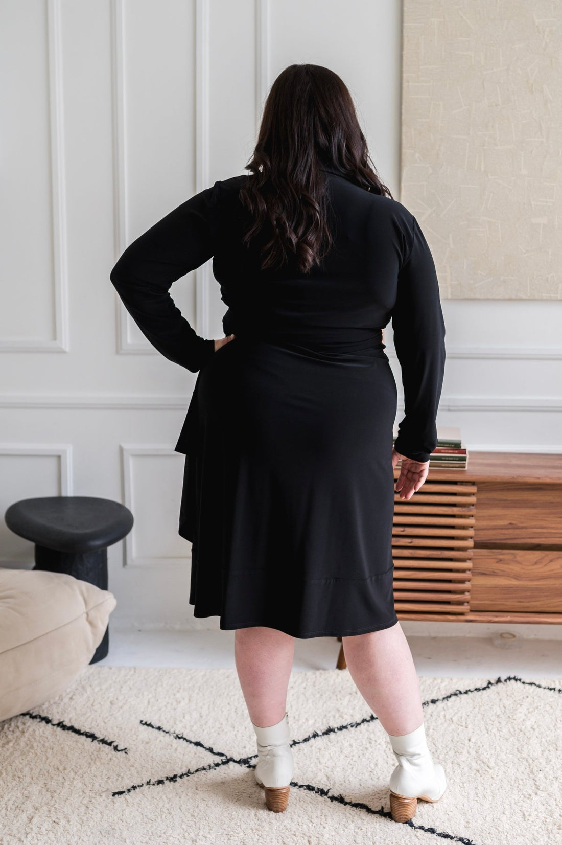 Black Wrap Dress – Dotty